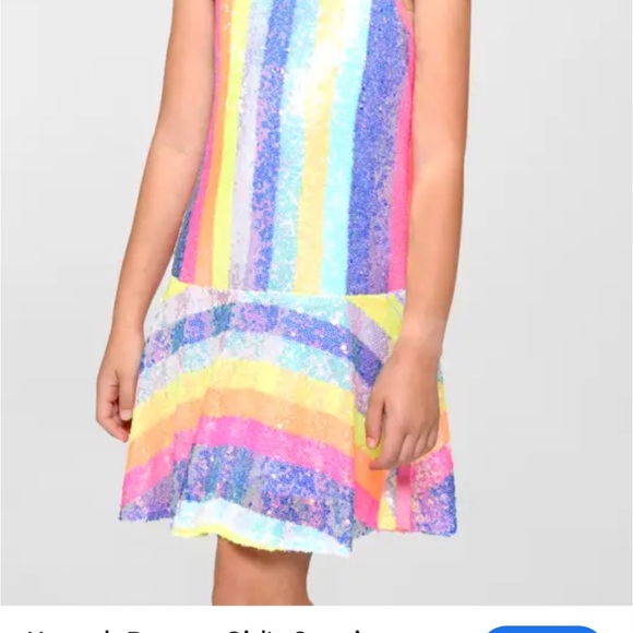 Hannah Banana | Dresses | Hannah Banana Rainbow Sequin Dress | Poshmark